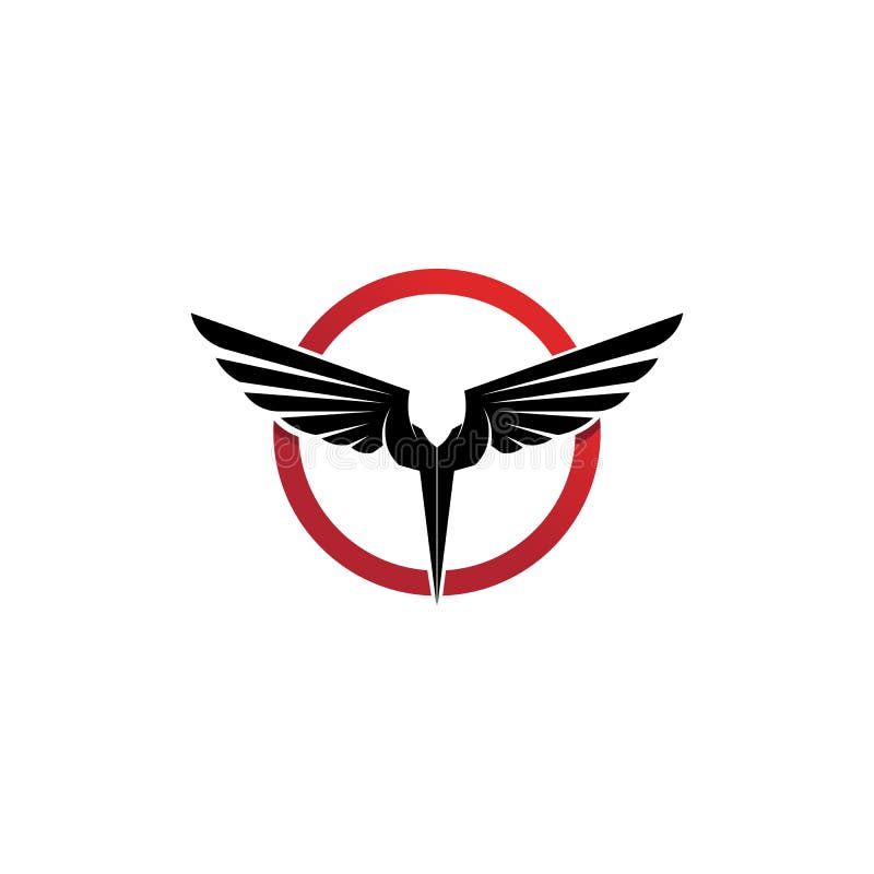 Falcon Wings Logo Template Vector Icon Logo Design App Stock ...