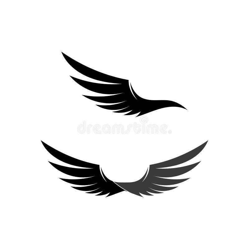 Falcon Wings Logo Template Vector Icon Logo Design App Stock ...
