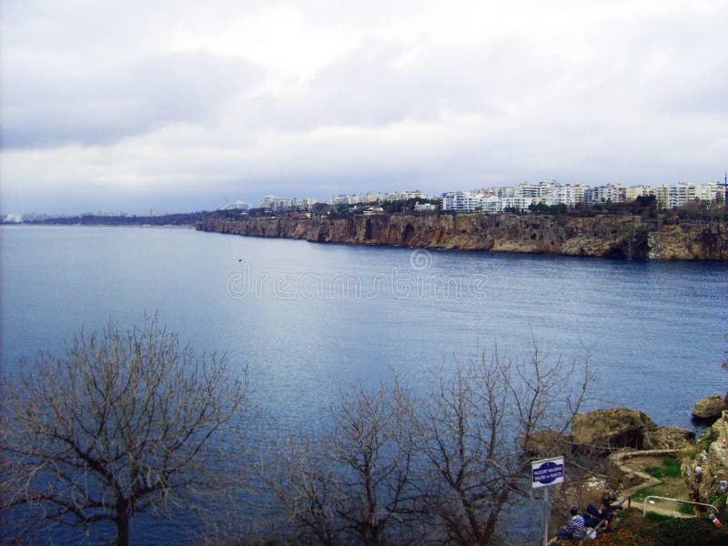 FALEZ ANTALYA stock image. Image of cliffs, view, falez - 239236419