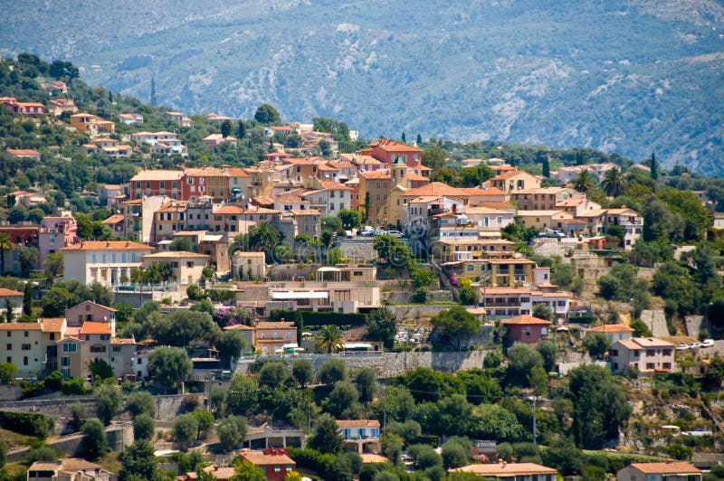 Falicon, France. stock image. Image of landscape, architecture - 5782163