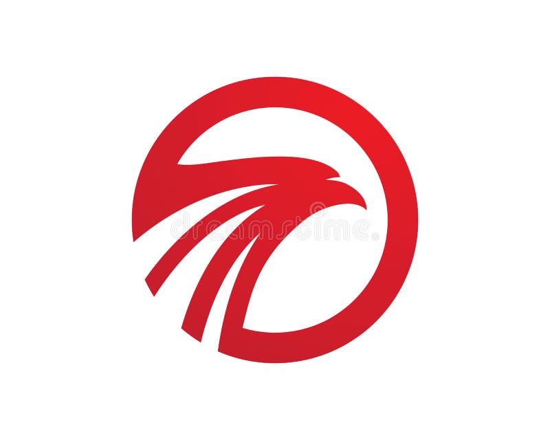 Falke Eagle Bird Logo Template Vektor Abbildung - Illustration von mode ...