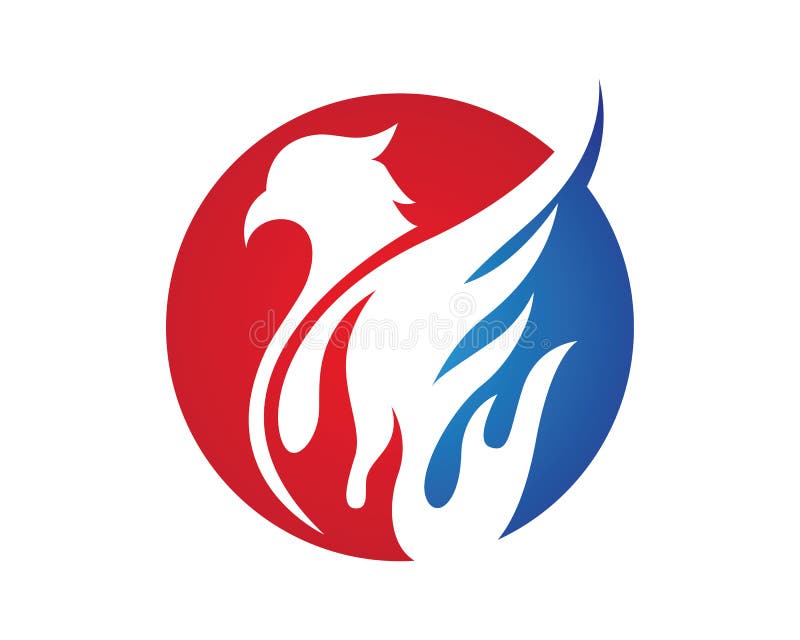 Falke Logo Template vektor abbildung. Illustration von zeichen - 68357637