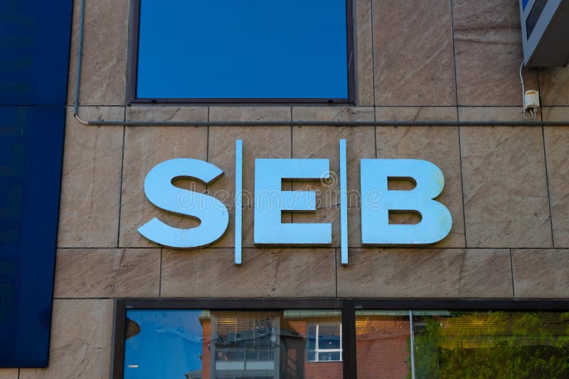 SEB Logo on the Exterior of a Bank.. Editorial Image - Image of banking ...