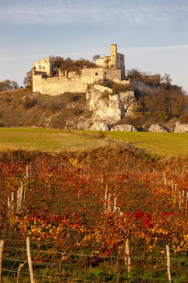 Falkenstein Castle in Autumn, Austria Stock Photo - Image of outdoor ...