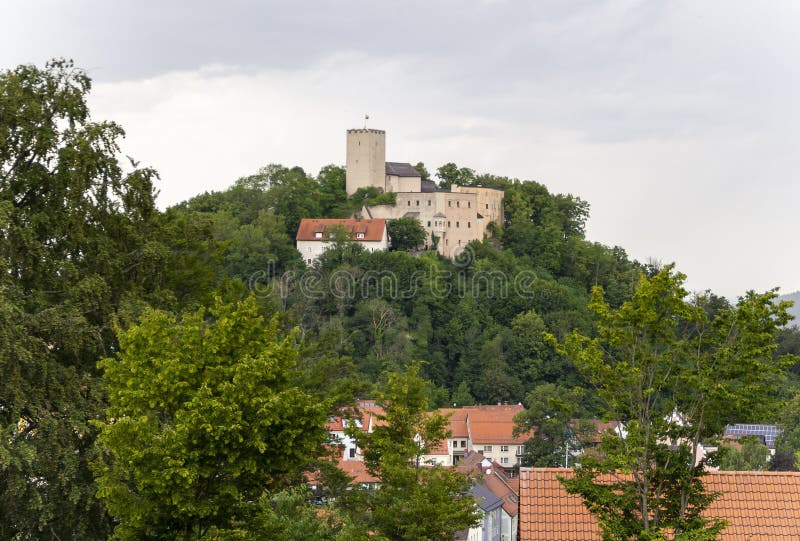 Falkenstein Castle in Bavaria Stock Photo - Image of wall, bavaria ...