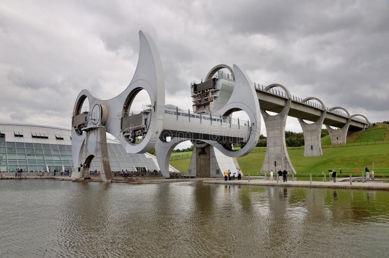 Falkirk Rueda Adentro El Movimiento, Escocia Foto de archivo - Imagen ...