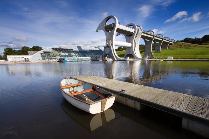 Falkirk Wheel at Night stock image. Image of popular - 12976231