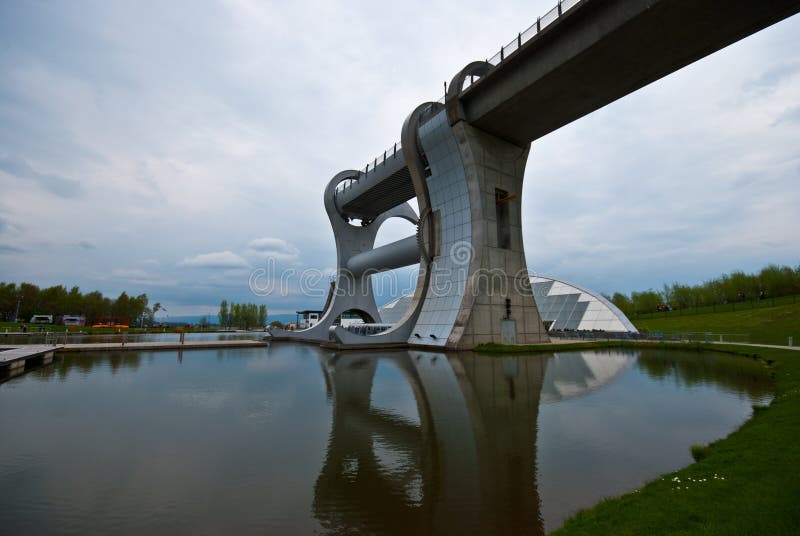 Falkirk Wheel stock photo. Image of technology, exterior - 24675356