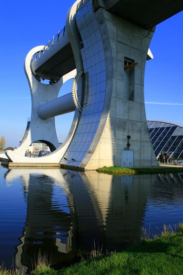 Falkirk Wheel stock image. Image of river, scottish, boats - 840557