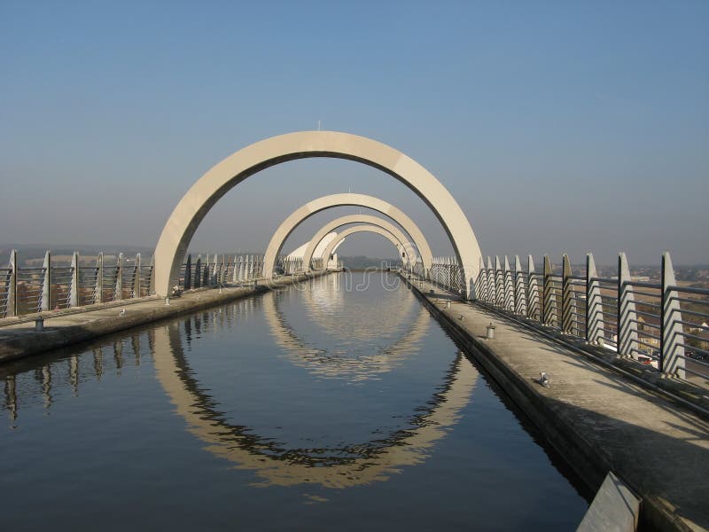 Falkirk Wheel stock image. Image of waterway, wheel, scotland - 3717209