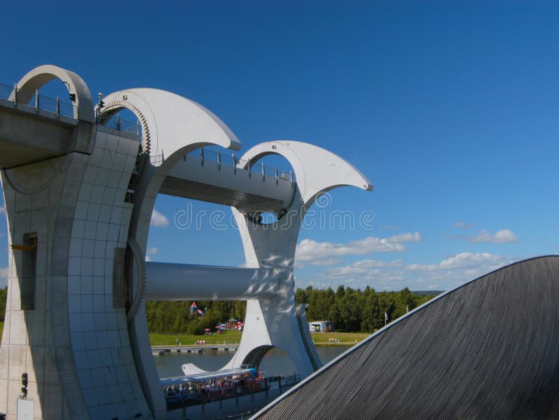 The Falkirk Wheel stock photo. Image of rivers, scottish - 840630