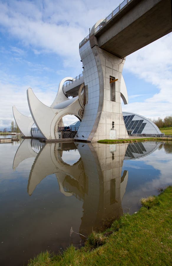 The Falkirk Wheel stock image. Image of fiction, future - 14339