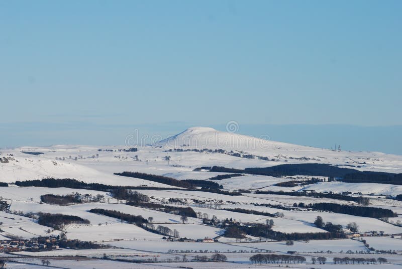 Falkland Hill stock image. Image of summit, snow, falkland - 13699785