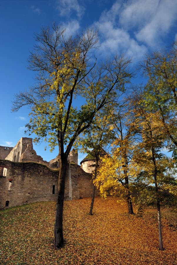 The fall. stock photo. Image of historic, castle, season - 21699286