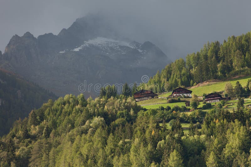 Fall in the Alps, Ahrntal ITALY Stock Photo - Image of italy, mountain ...