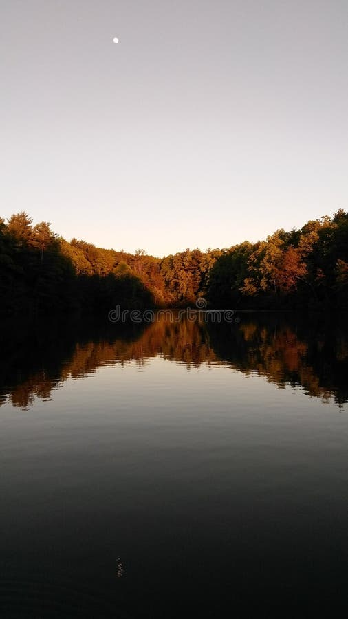 Fall in around the corner stock photo. Image of moon - 98052708