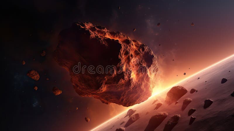 End of the World, the Apocalypse, Armageddon. Lava Flows Flow Across ...