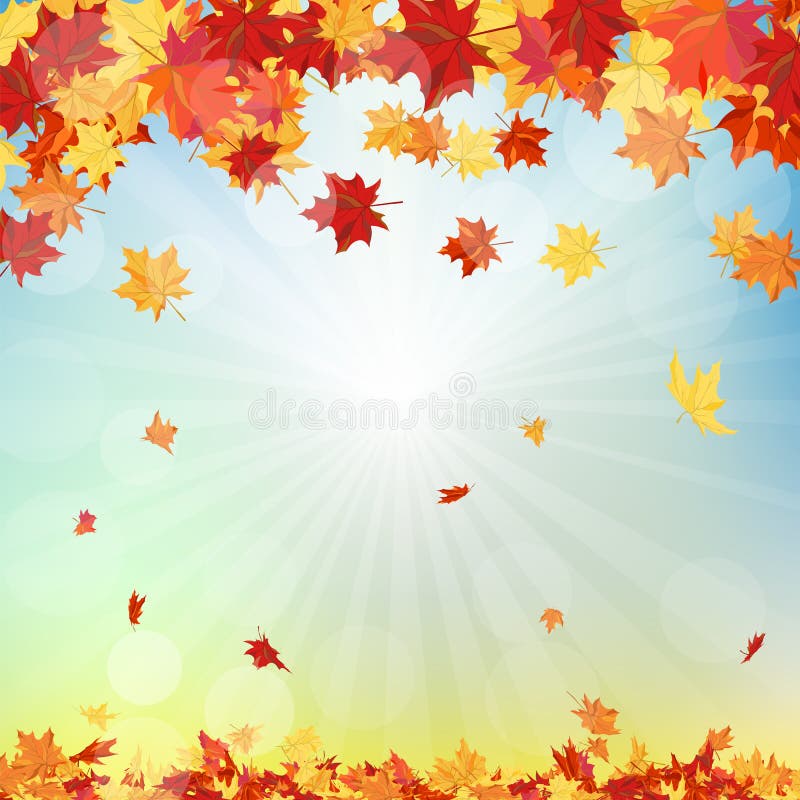 Fall Autumn Background stock vector. Illustration of october - 156548137