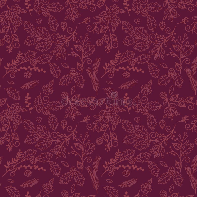 Fall, Autumn or Thanksgiving Vector Flower Pattern Stock Vector ...