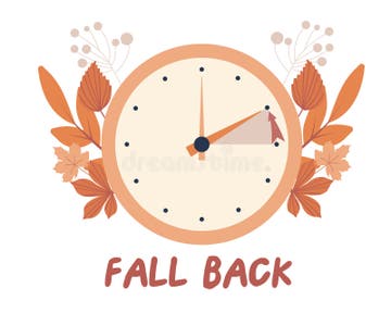 Fall Back One Hour Stock Illustrations – 130 Fall Back One Hour Stock ...