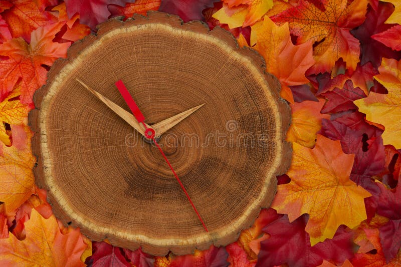 Fall Back Time Change stock image. Image of outside, fall - 6710293