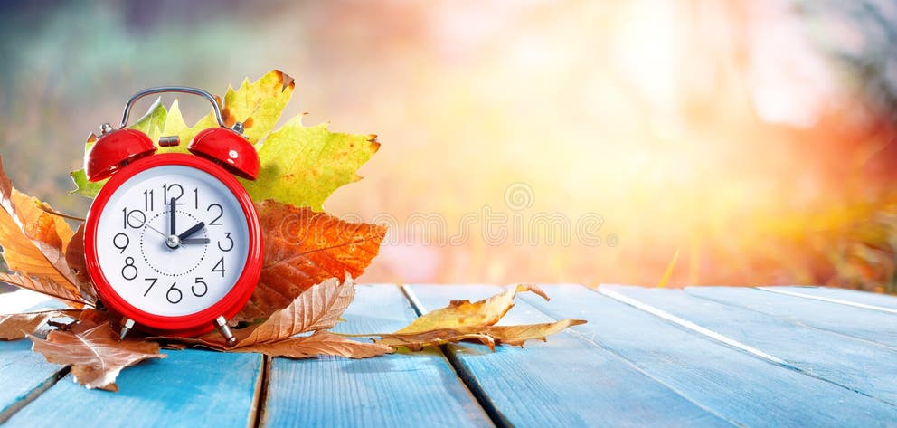 Fall Back Time - Daylight Savings End Stock Image - Image of adjust ...