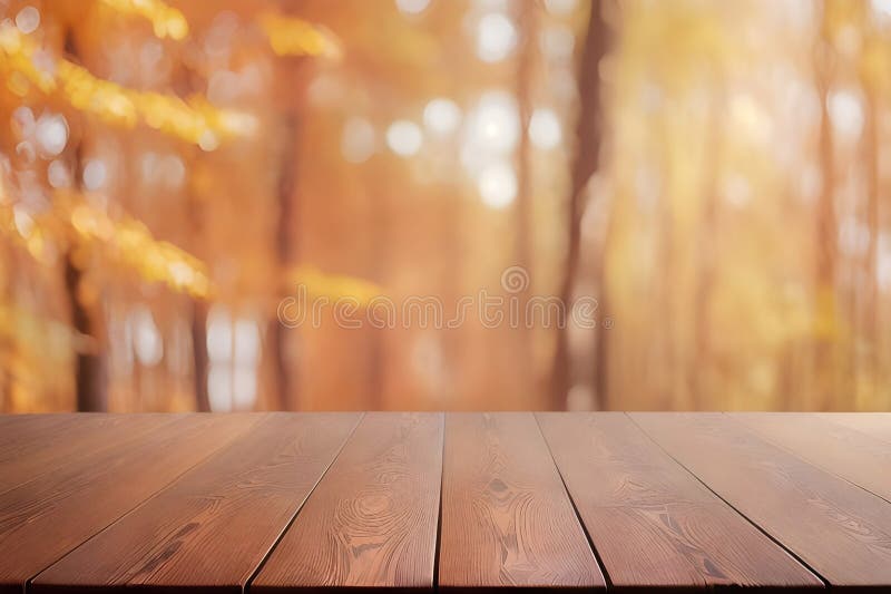 Fall Background for Product Demonstration, Advertising Banner. Stock ...