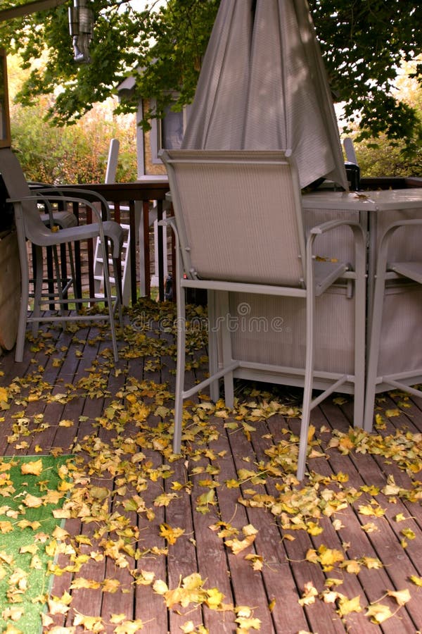 Fall in the Backyard stock image. Image of utah, furniture - 295925