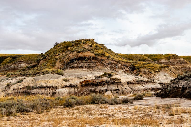 Fall in the Badlands. Midland Provincial Park Alberta Canada Stock ...