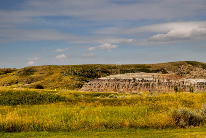 Fall in the Badlands. Midland Provincial Park, Alberta, Canada Stock ...