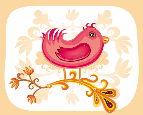 Fall bird stock vector. Illustration of bird, design, vector - 6102232