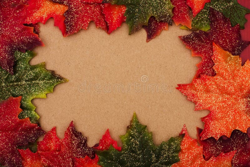 Fall Border stock image. Image of copy, leaves, sparkle - 14774107