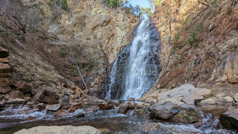 Fall Brook Falls stock image. Image of river, valley - 260891917