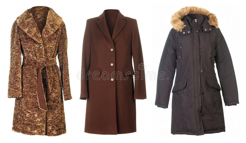 Collection of fur coats stock photo. Image of modern, objects - 7905030