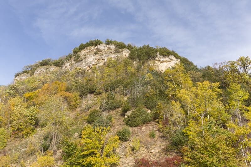 Fall Color Hill stock image. Image of colorful, woods - 62862855