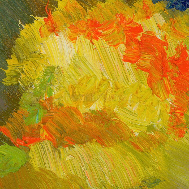 Fall Color Stroke Paint Texture. Stock Illustration - Illustration of ...