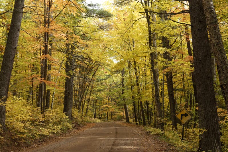 Fall Color - Three Lakes, Wisconsin Area Stock Photo - Image of colors ...