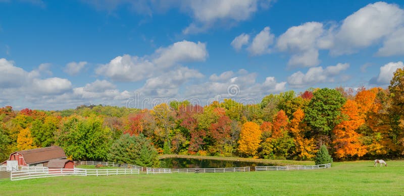 Fall Colors stock image. Image of barn, nature, travel - 81458505