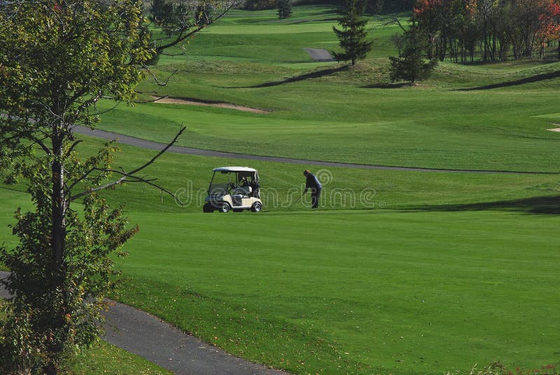 Fall Colors on a Golf Course Stock Photo - Image of colours, golf: 16577214