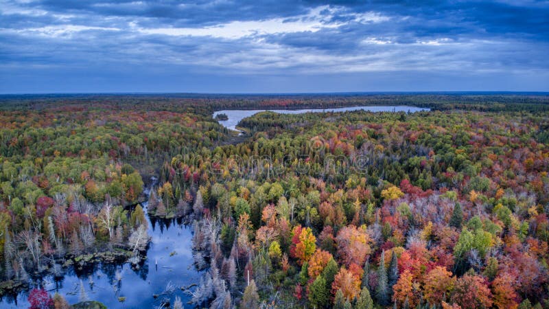 Fall Colors on the Iron Range Stock Photo - Image of mountain ...