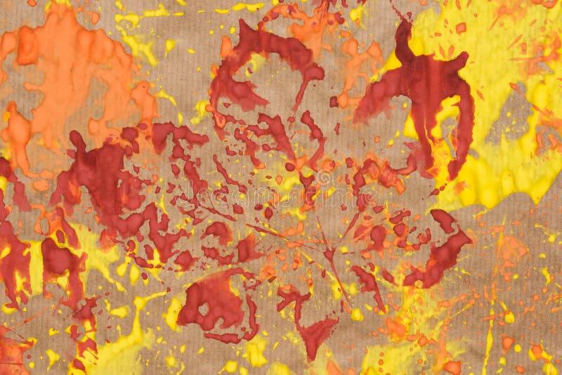 Fall Colors Leaves Printed on Paper Background Stock Photo - Image of ...