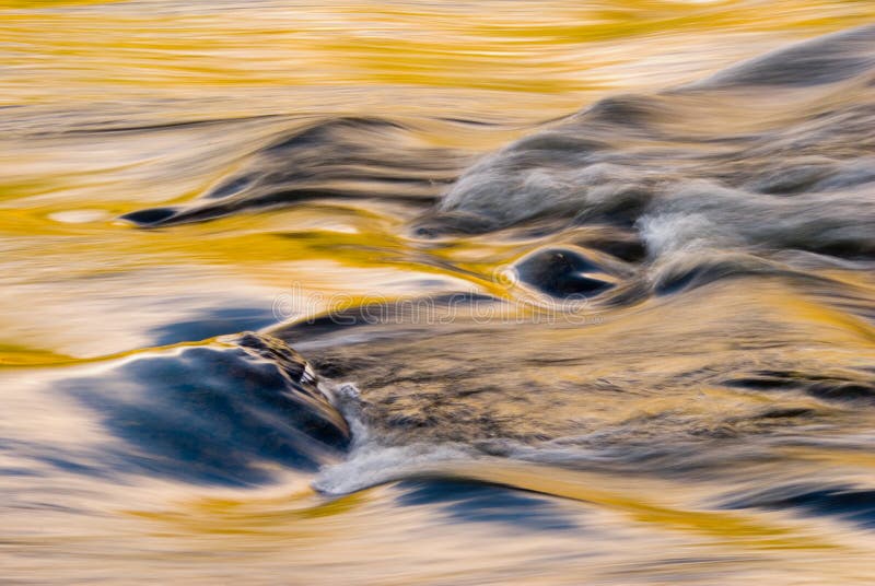 Fall Colors on Running River Stock Photo - Image of creek, river: 1396734
