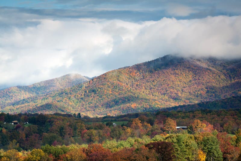 Fall Colors after the Storm Stock Photo - Image of nature, clouds: 21916404