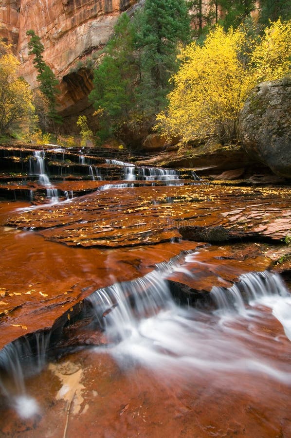 Fall Colors and Waterfalls stock photo. Image of fall, autumn - 643184