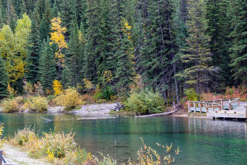 Fall Colours at Mount Lorette Ponds. Bow Valley Wilderness Area ...