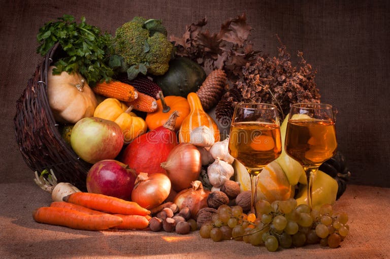 Fall cornucopia stock image. Image of harvest, crop, isolated - 16201033