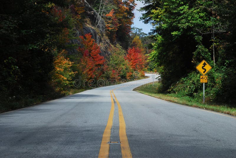 Fall Country Road stock photo. Image of trees, roads, colors - 1439324