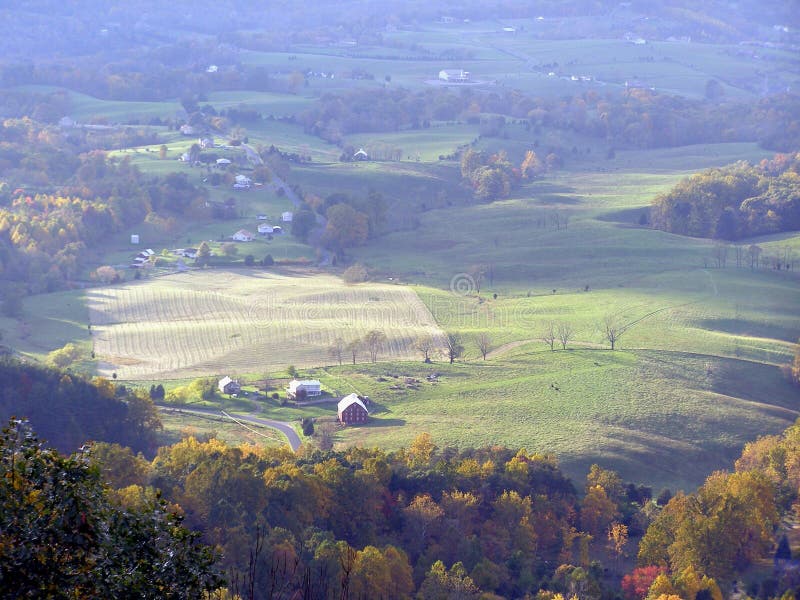 Fall Countryside stock photo. Image of ridge, land, birds - 1404460