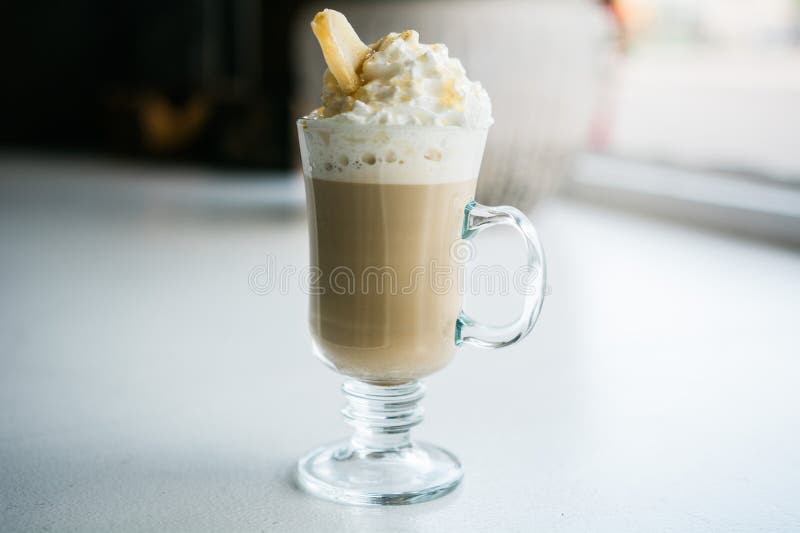 Fall Crystal Ginger Coffee Latte Stock Photo - Image of fruit ...
