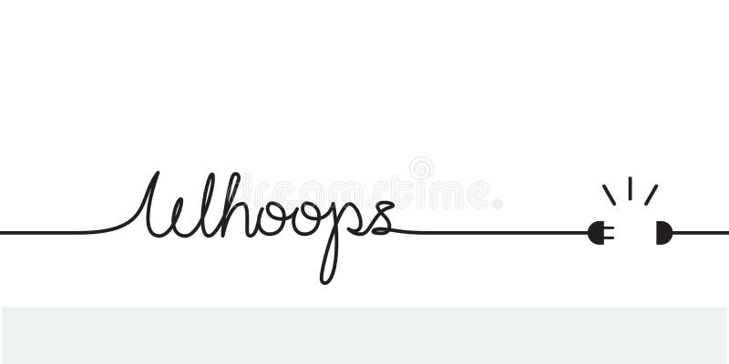 Whoops Stock Illustrations – 73 Whoops Stock Illustrations, Vectors ...